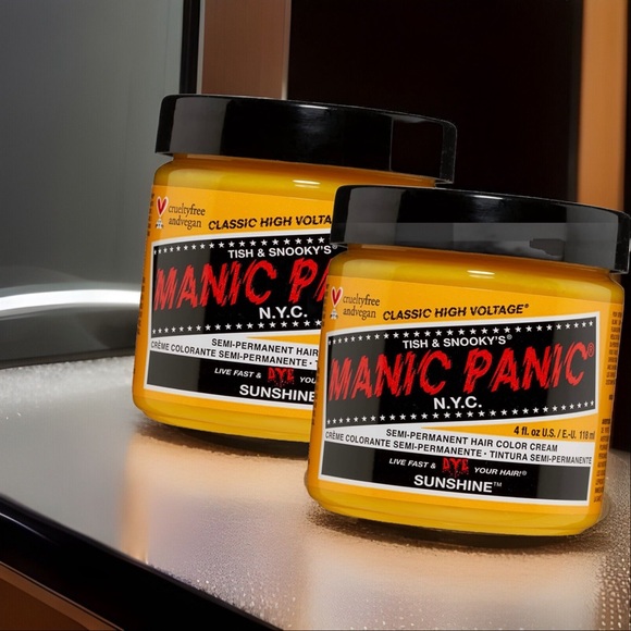 Manic Panic | Hair | 2x Sunshine Manic Panic Yellow Semi Permanent Hair ...